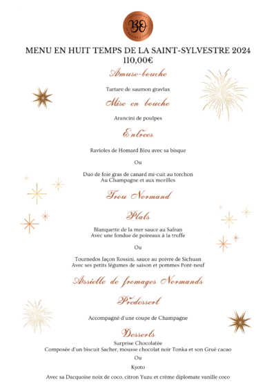 Menus de la Saint Sylvestre - 31 décembre 2024 - Le Bouche à Oreille ...